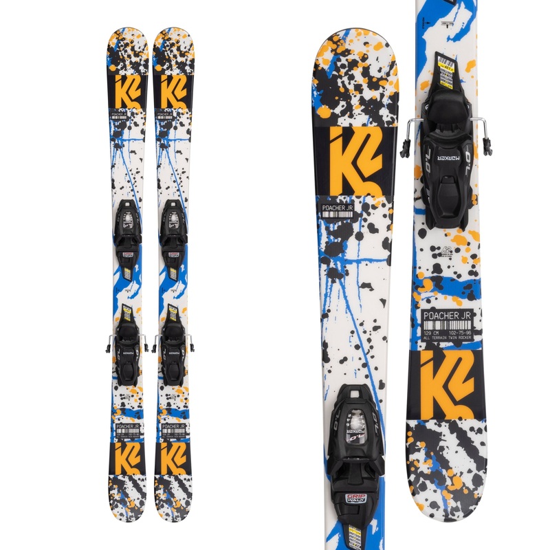 K2 Poacher (Marker 4.5 System Binding) Kids Skis 2021 - New & Used Ski ...